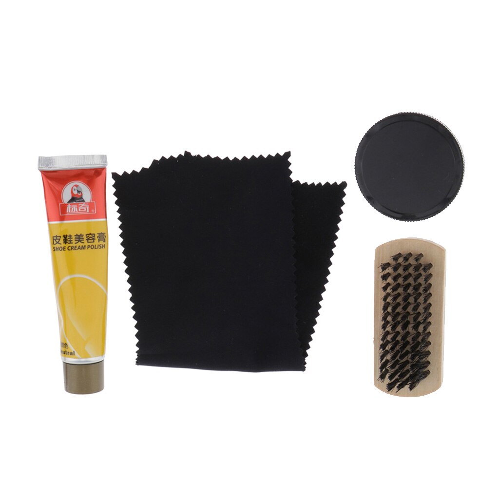 6pcs Shoe Care Kit Shoe Shine Brush Kit with Stora... – Vicedeal