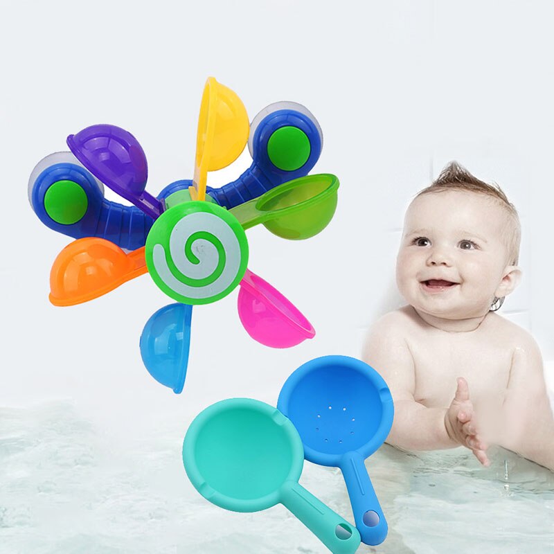 Baby Bath Toys Play In Scoop Water Mini Windmill W... – Grandado
