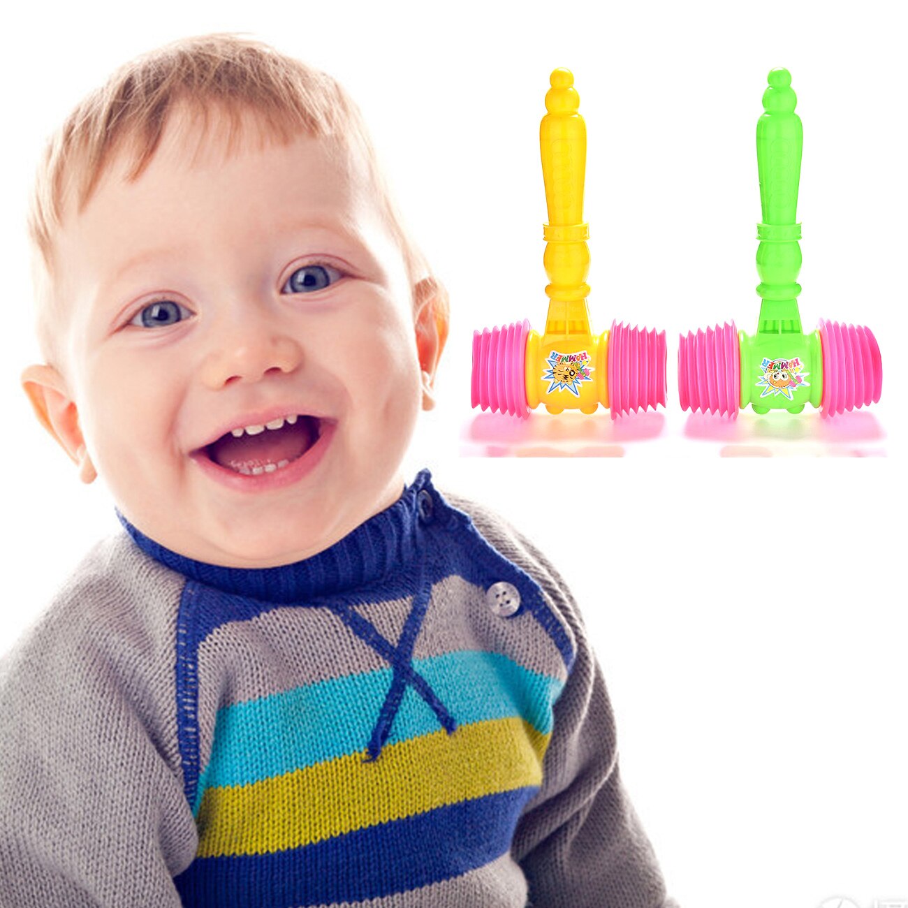 1 Pc Children'S Hammer Toy Plastic Cartoon Soft La... – Vicedeal