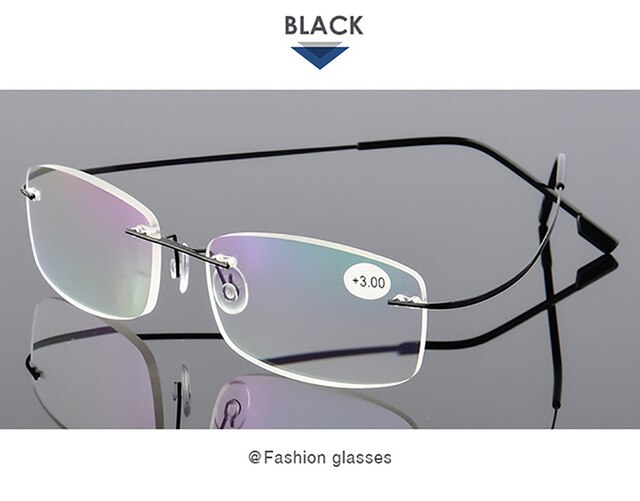 Sighttoo Ultralight Rimless Eyeglasses Clear Memor... – Grandado