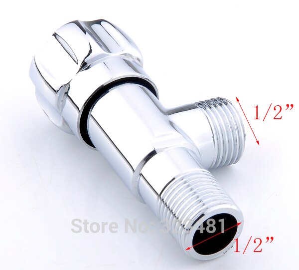 2pcs/lot 1/2" Brass angle valve Chrome Plated... – Grandado