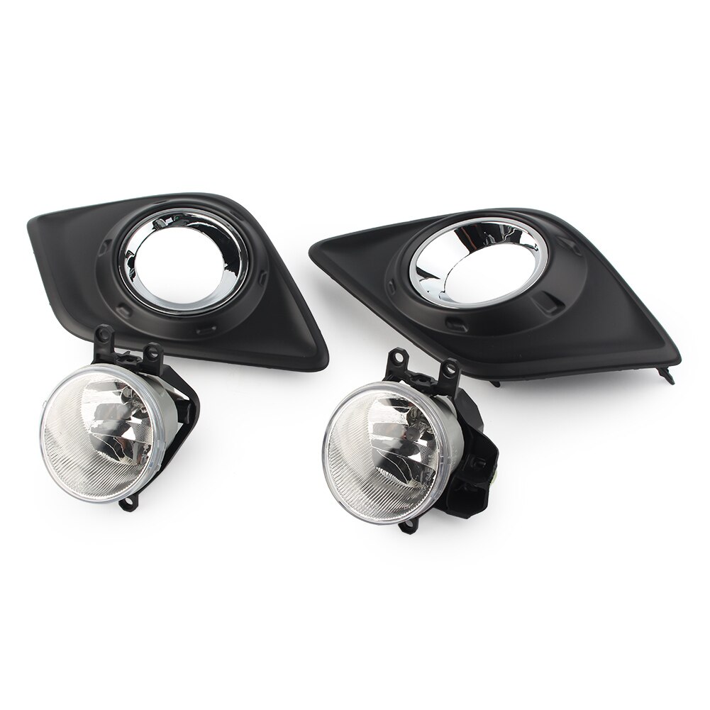2pcs Car Front Fog Light Complete Lamps Kits w/ Fr... – Grandado