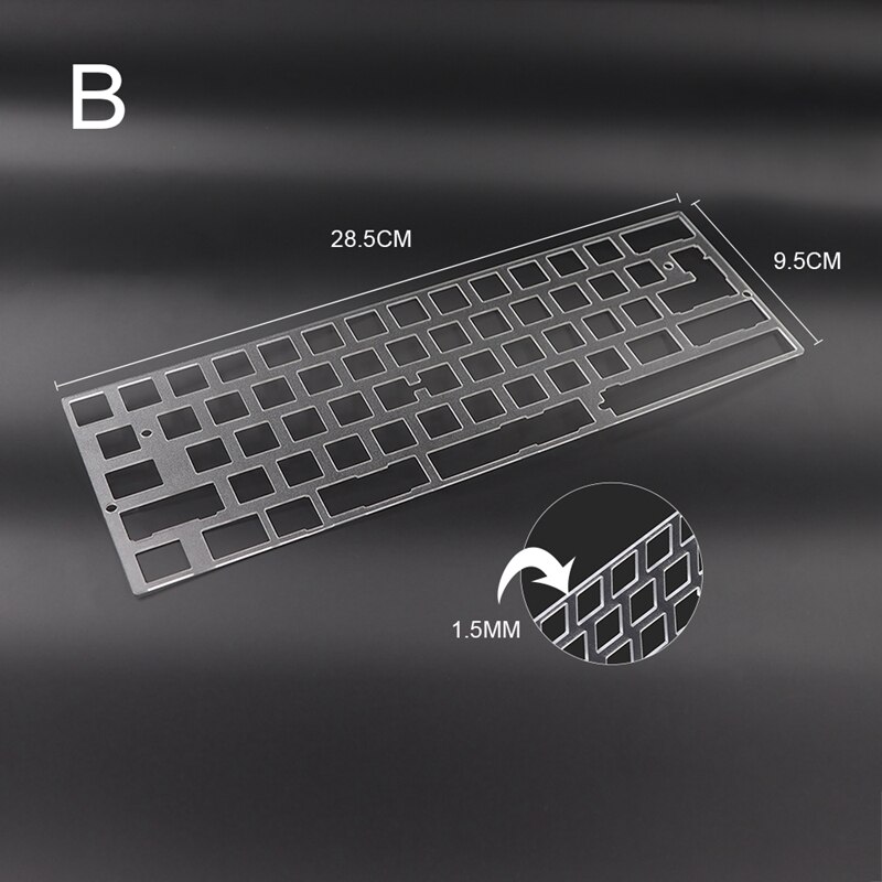 60% PC Plate for Mechanical Keyboard Polycarbonate... – Grandado