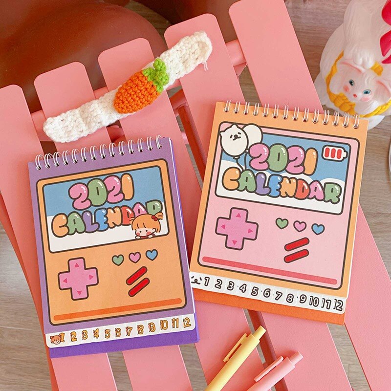 Kalender Cartoon Leuke Student Bureau Kalender Mem... – Grandado