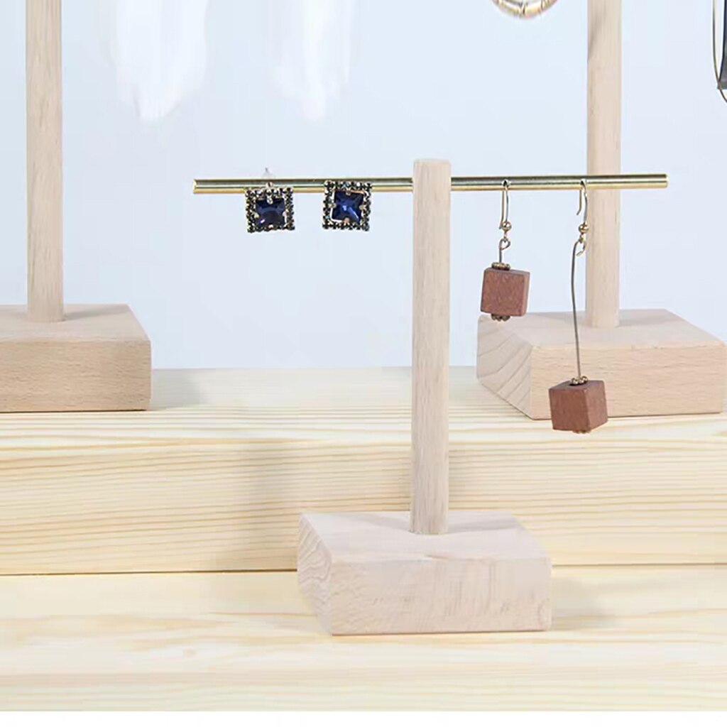 Trendy T-Bar Sieraden Organisator Rack Display Sta... – Vicedeal