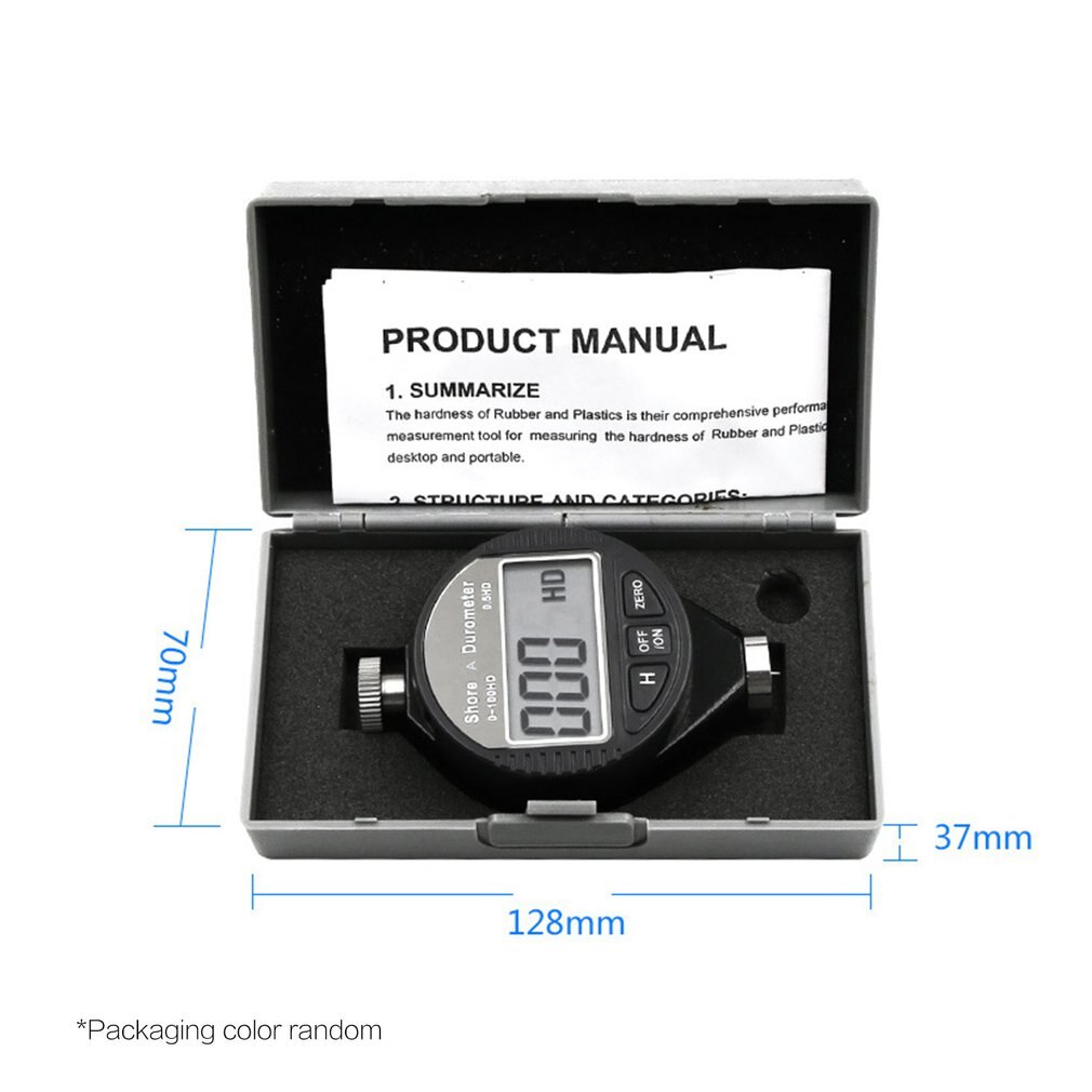 Digital Shore Hardness Meter Durometer Digital Hardness Tester Shore 0 ...