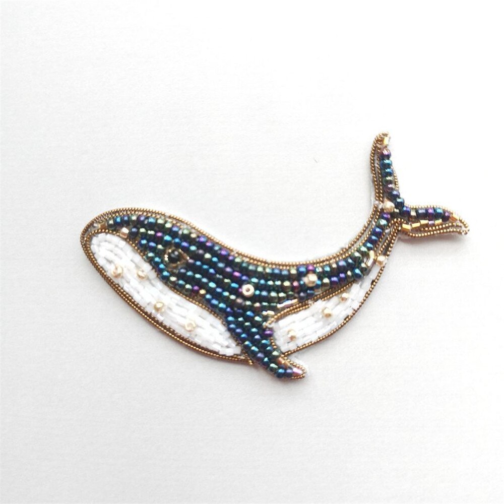 Walvis Borduurwerk Broche 5D Speciale Vormige Schi... – Vicedeal