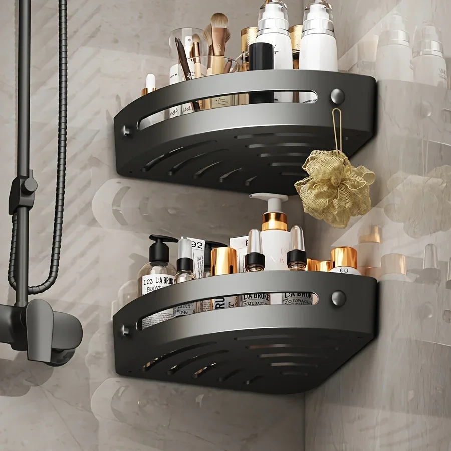 Space-Saving 3-Tier Corner Shower Caddy, Wall-Moun... – Vicedeal