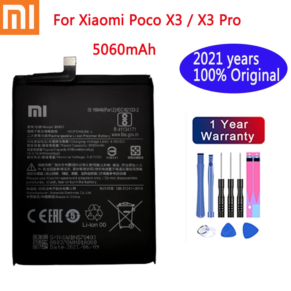 Jaar 100% Originele Xiao Mi BN57 5060Mah Telefoon ... – Vicedeal