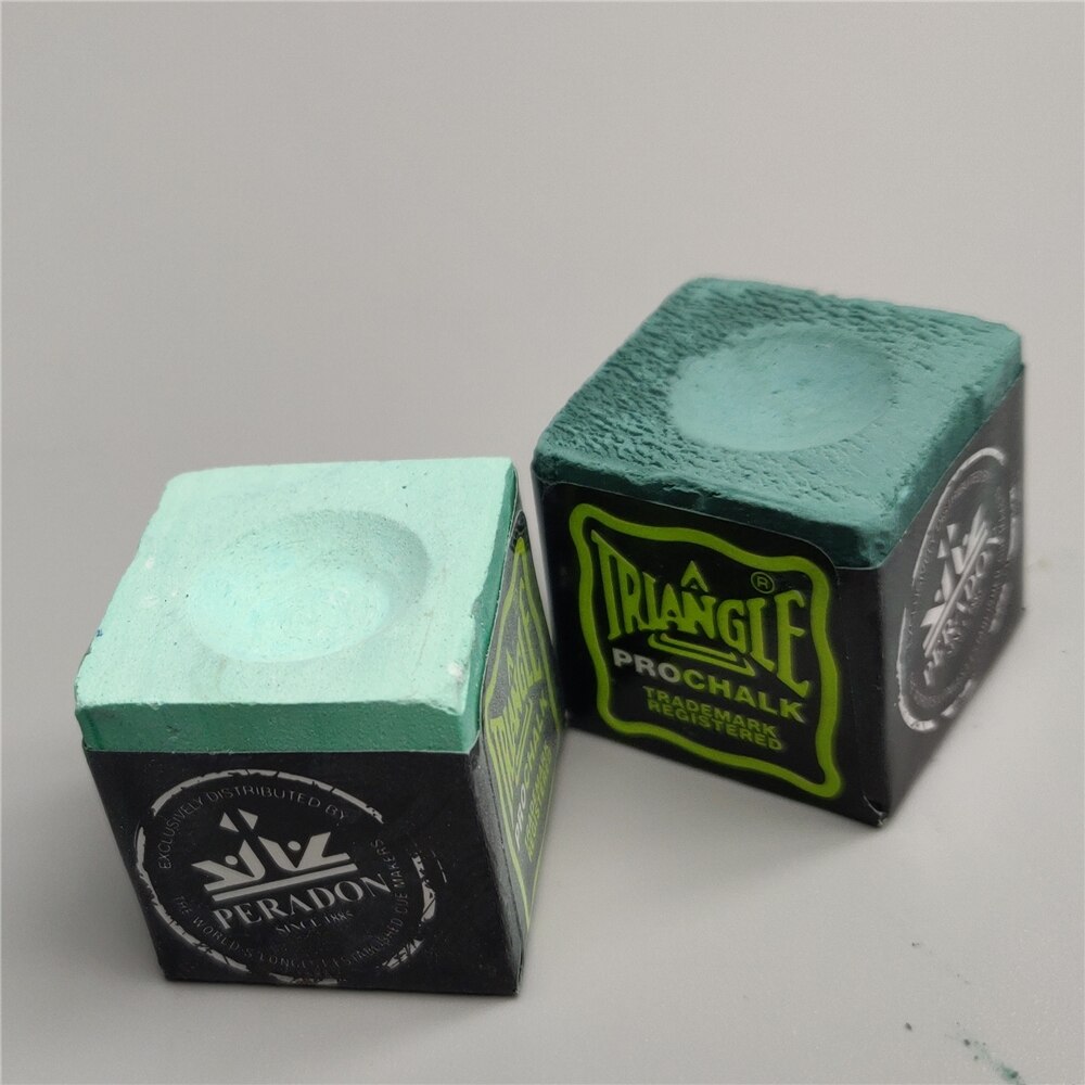 Billard Chalks 2 pcs Triangle PRO Chalks PERADON T... – Grandado