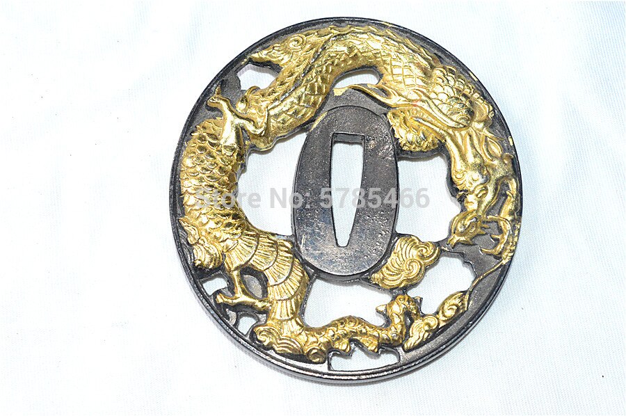 Japanese Alloy Guard Dragon Tsuba For Samurai Kata... – Grandado