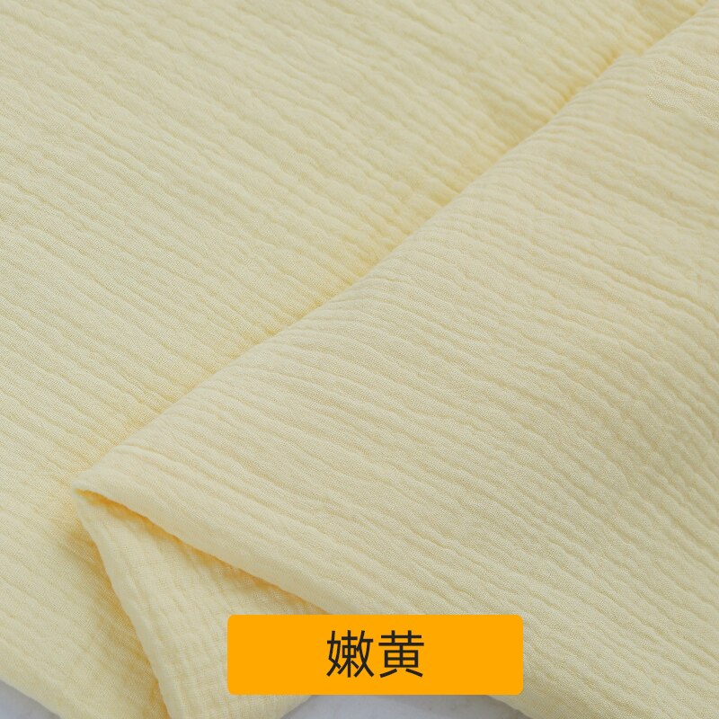 Tela de crepé de doble capa de algodón puro para r... – Vicedeal