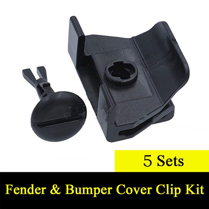 Front Kit Fender 5 Sets Car Black Brand Accessorie... – Vicedeal