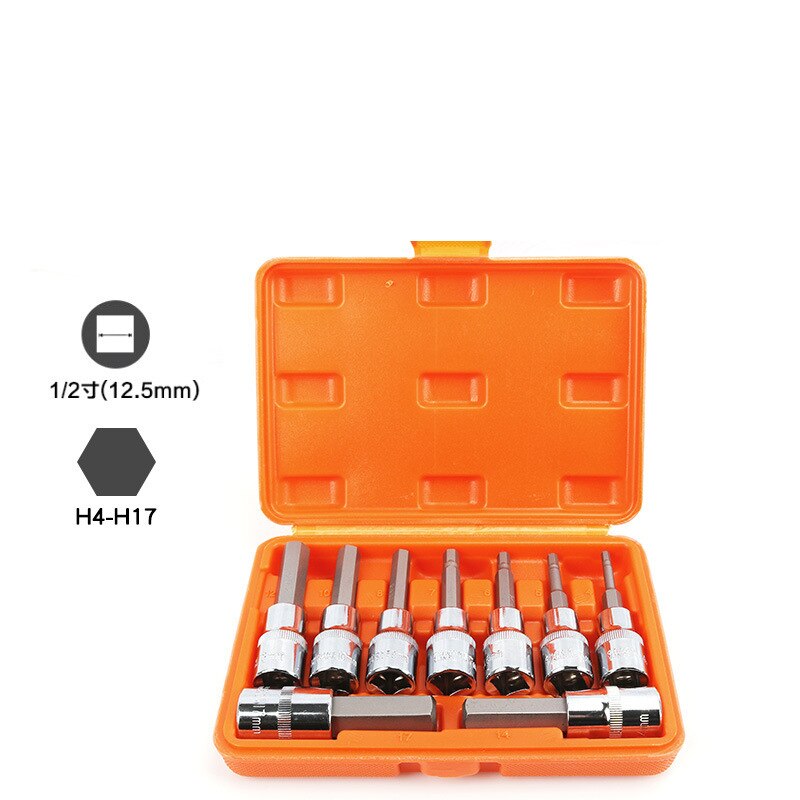 1/2 extended inner hexagonal sleeve wrench six cor... – Grandado