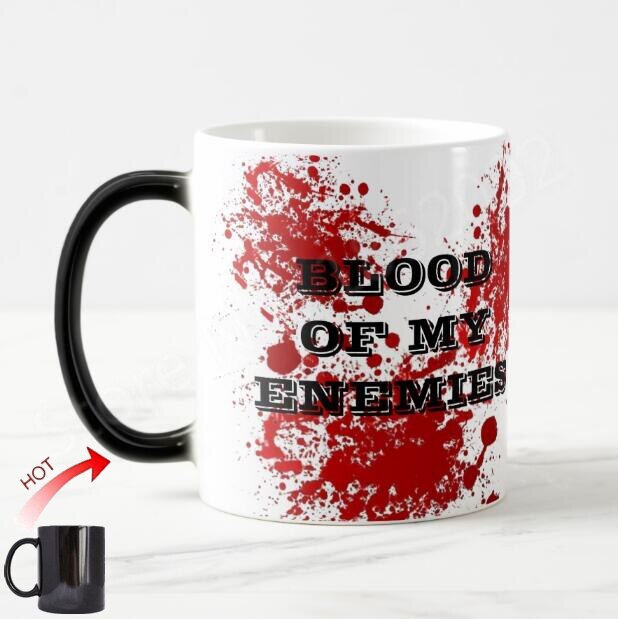 Funny Blood Halloween Novelty Blood of My Enemies ... – Grandado