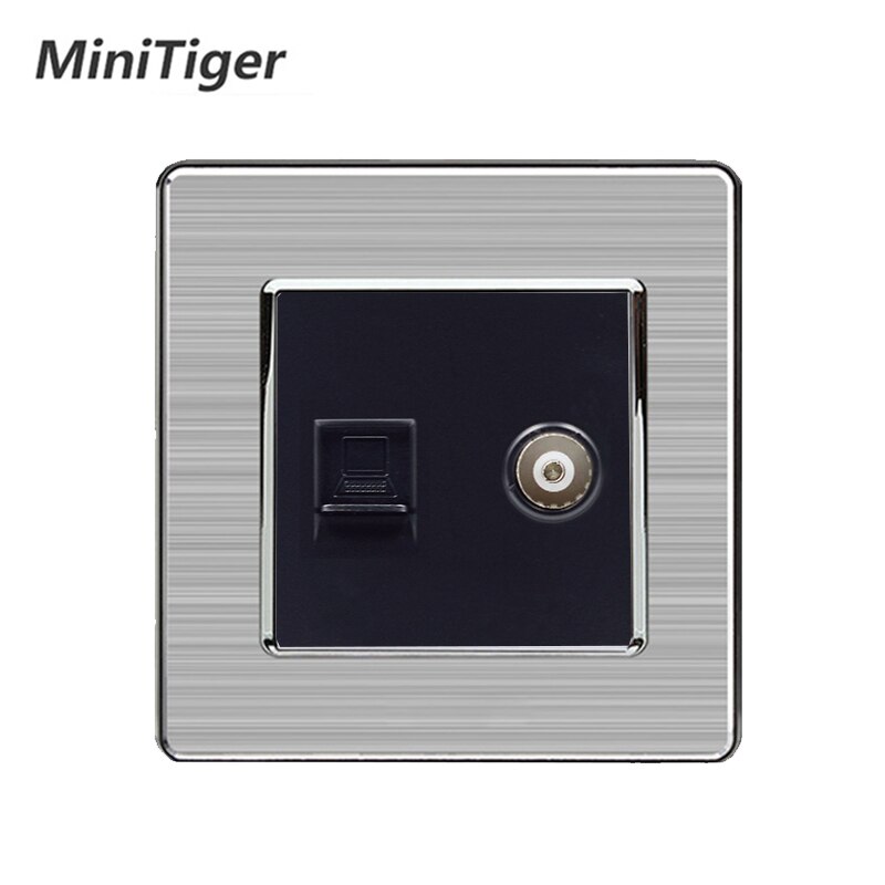 Minitiger 2Gang RJ45 Internet Data Computer Jack C... – Grandado