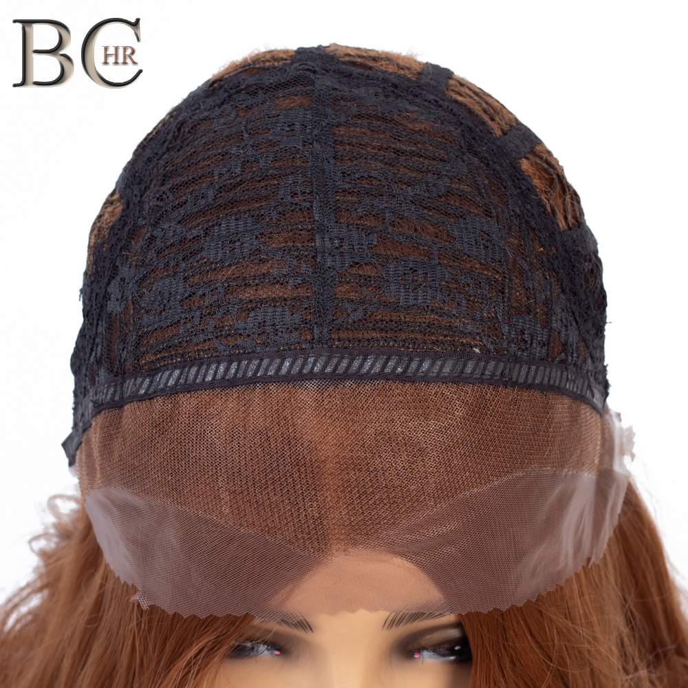 BCHR Long Wave Auburn Red Middle Part Synthetic Br... – Grandado