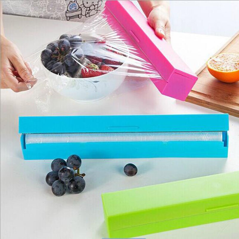kitchen supplies cling film cutter stainless steel... – Grandado