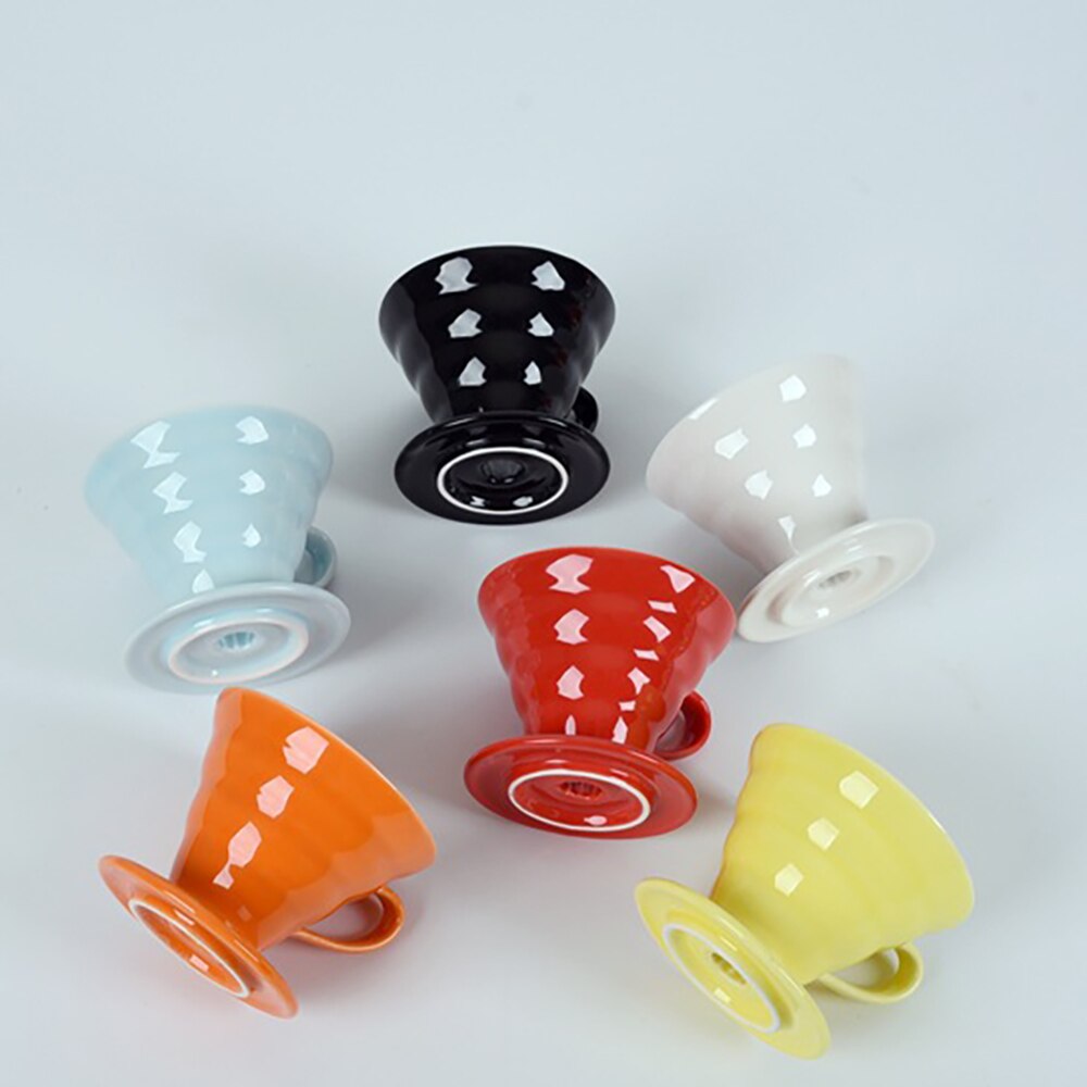 Ceramic V60 Taper Hand Brewed Coffee Filter Cup Sp... – Vicedeal
