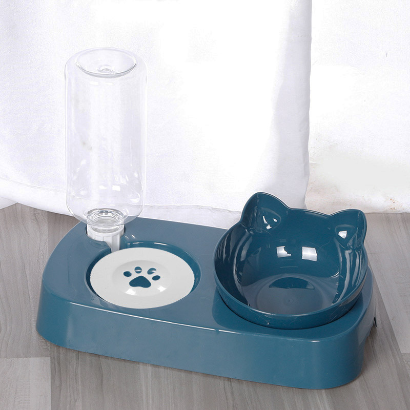 Pet Cat Bowl Automatic Feeder Dog Cats Food Bowl W... – Vicedeal