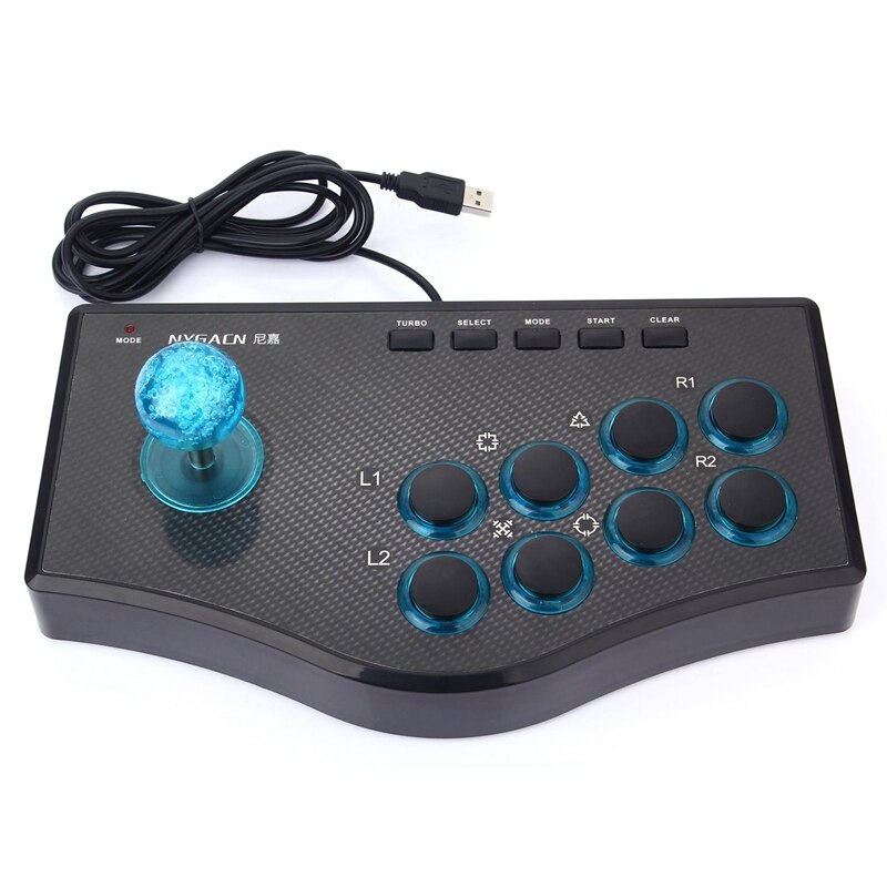 Wired Game Controller Game Rocker Usb Arcade Joyst Grandado