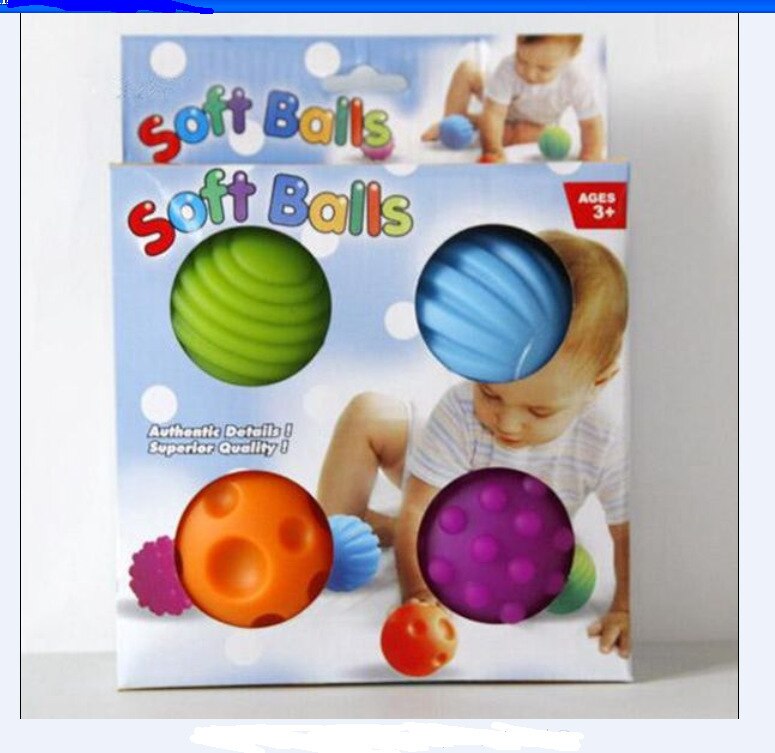4-6 Pcs Zachte Multi Bal Set Ontwikkelen Baby Tact... – Vicedeal
