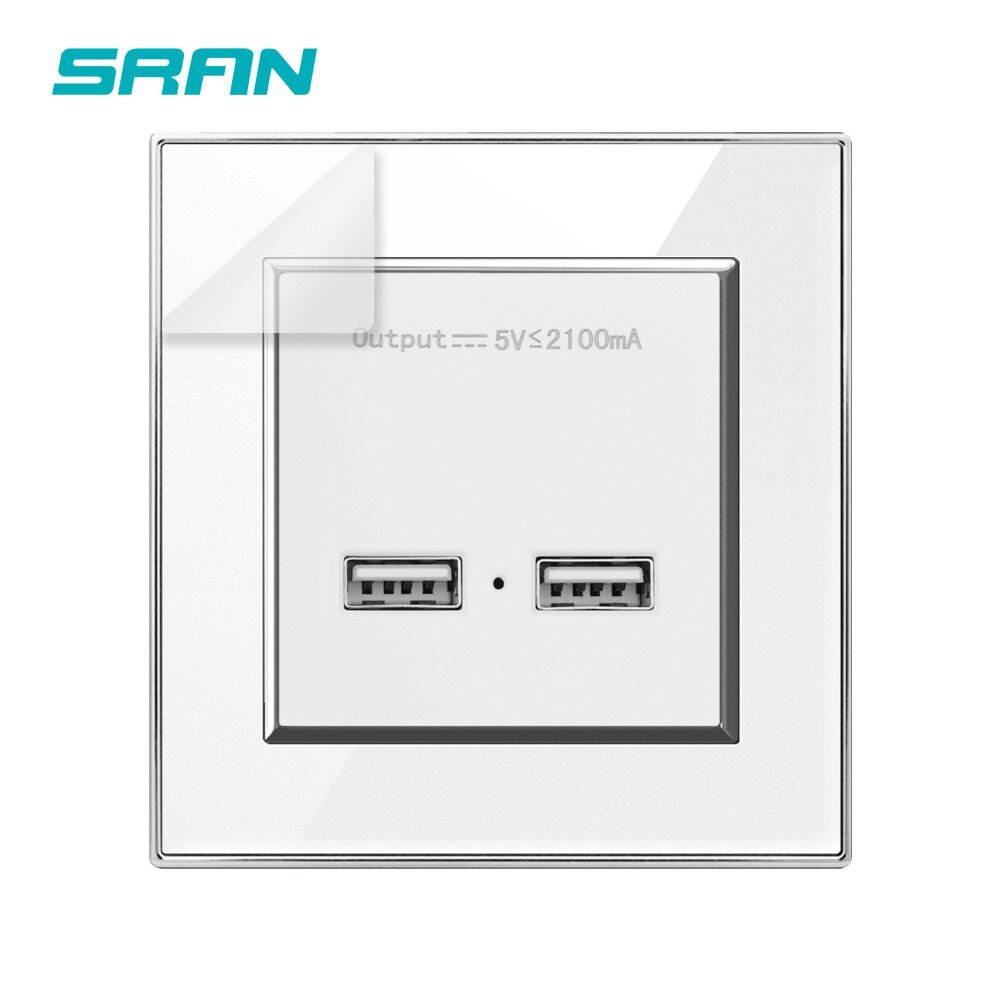 SRAN wall power socket with dual USB smart inducti... – Grandado