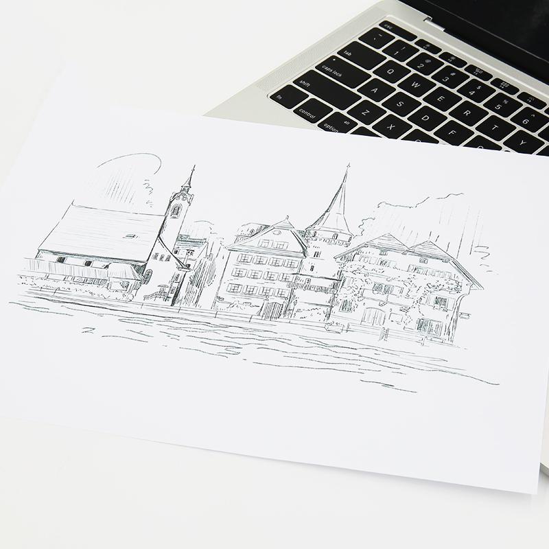 120g double-sided matte color inkjet paper A3 colo... – Grandado