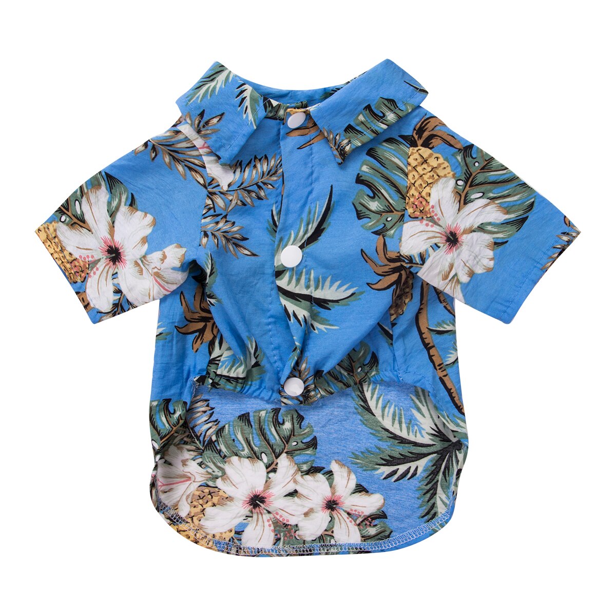 Hundskjorta med hawaiiskt tryck stilfull och ljus ... – Grandado