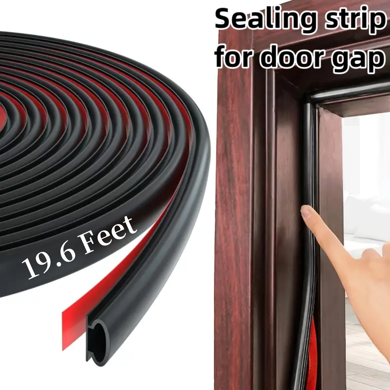 1 roll length of 6M Rubber Weather Stripping Seal ... – Vicedeal