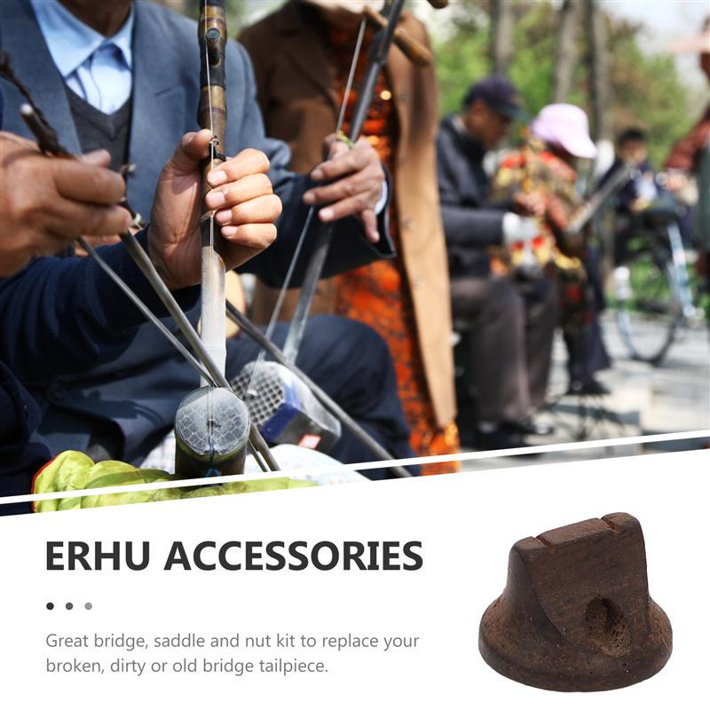 2Pcs Ebony Erhu Bridges Erhu Parts Erhu Bridges Er... – Grandado