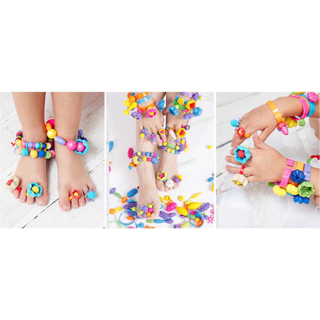 300pcs/pack DIY Jewelry Kids Beads Toy Snap Togeth... – Grandado
