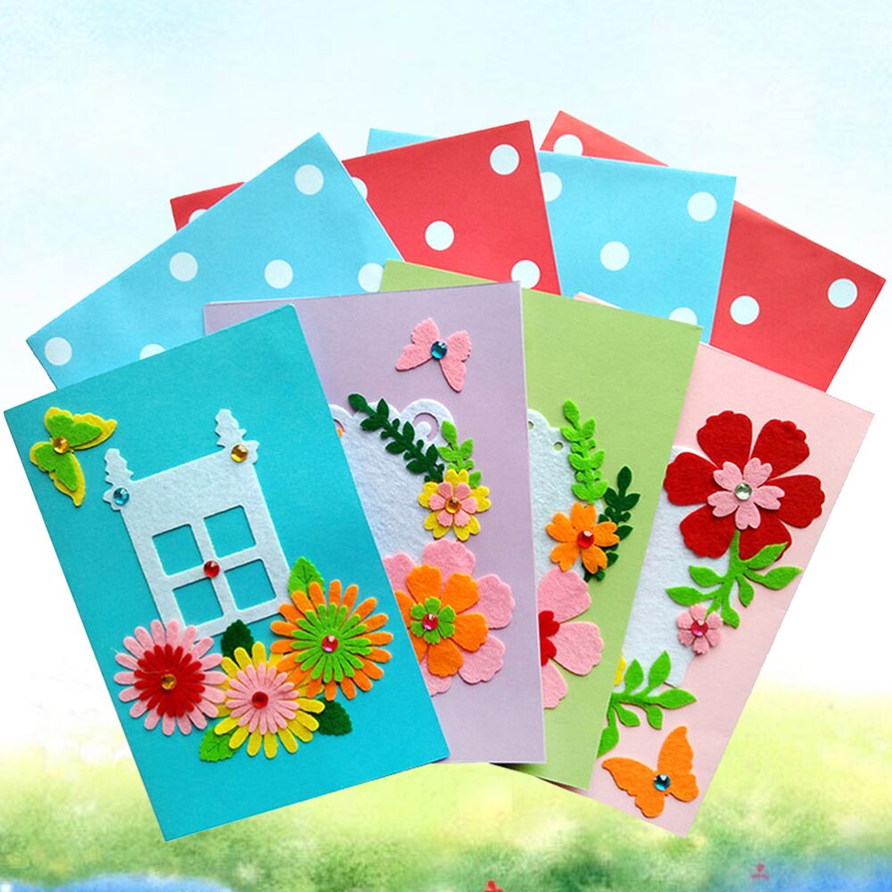 4Pcs Handmade DIY Card Making Material Cloth Greet... – Vicedeal