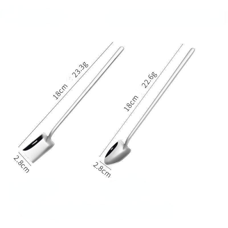 2Pc 2022 Rvs Lange Steel Lepel Spade Schop Taart H... – Vicedeal