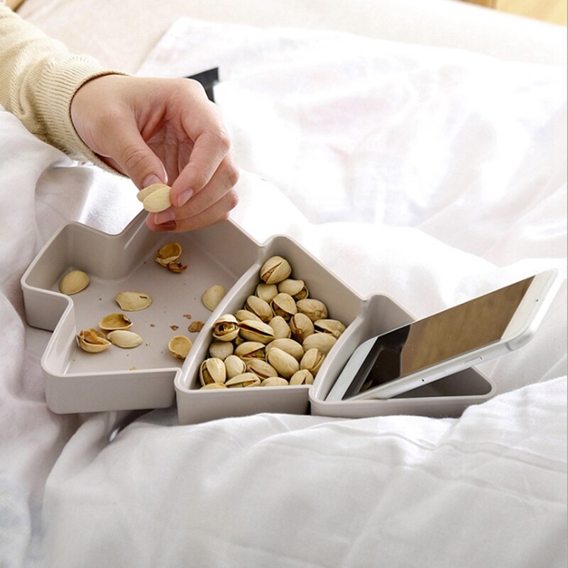 Christmas Tree Shape Snack Tray Nuts Dry Fruits Pl... – Grandado