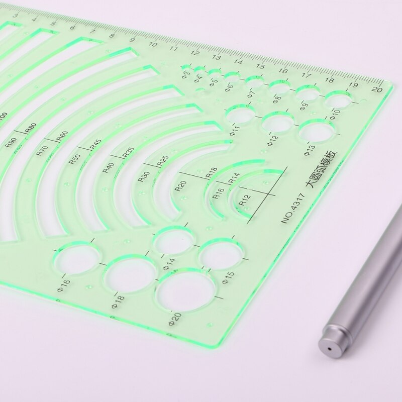Students Math Drawing Learning Plastic Template Ru... – Grandado