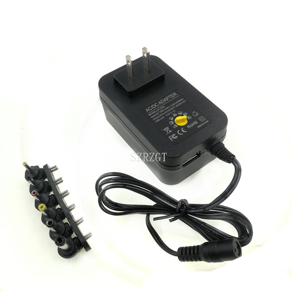30W 3V 4.5V 5V 6V 7.5V 9V 12V 2A 2.1A AC DC Adapto... – Grandado