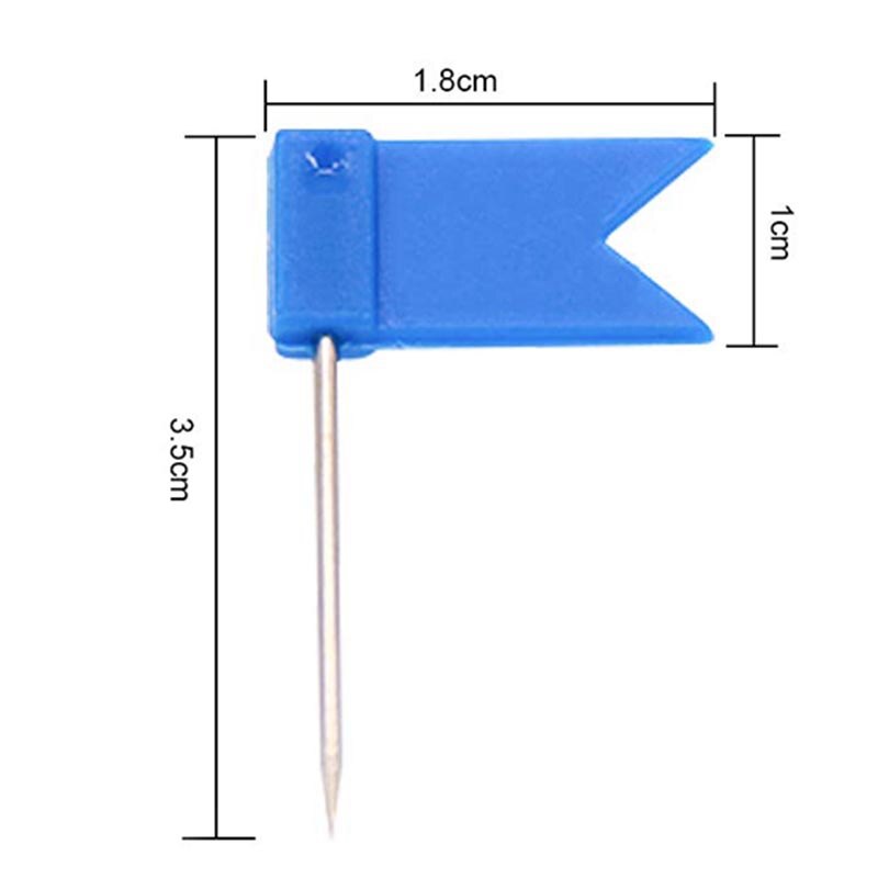 Flag Travel Map Push Pins, Multicolored Decorative... – Vicedeal