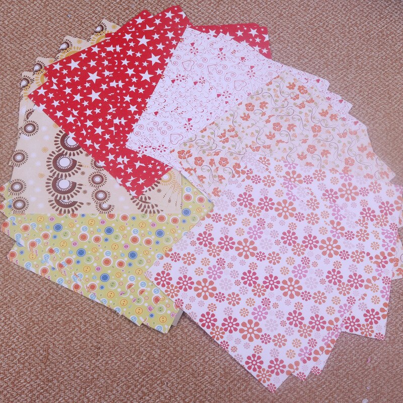 12 Kinds of Patterns Paper Craft 72 Sheets 15X15cm... – Grandado