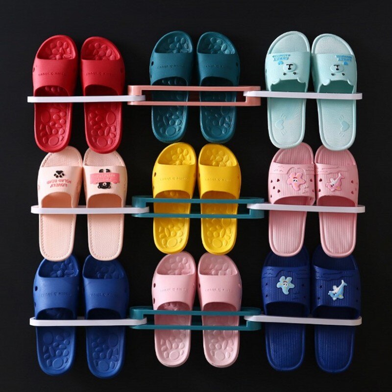 Folding Slippers Rack Shoe Rack Hanger Bathroom Sl... – Grandado