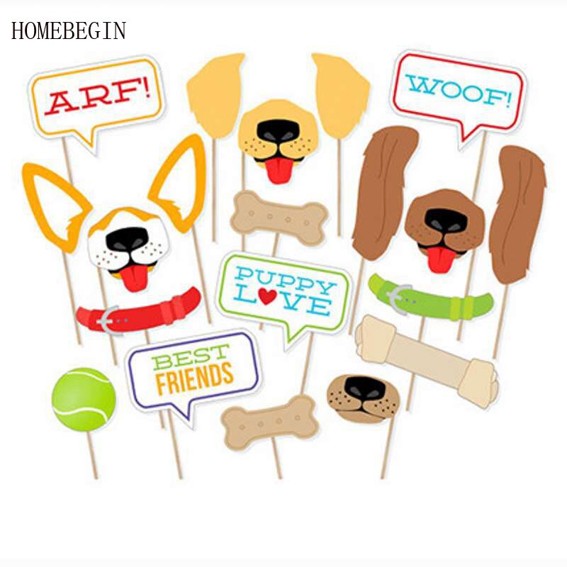 HOMEBEGIN 20pcs Pet Dog Arf Woof Puppy Photo Booth... – Grandado