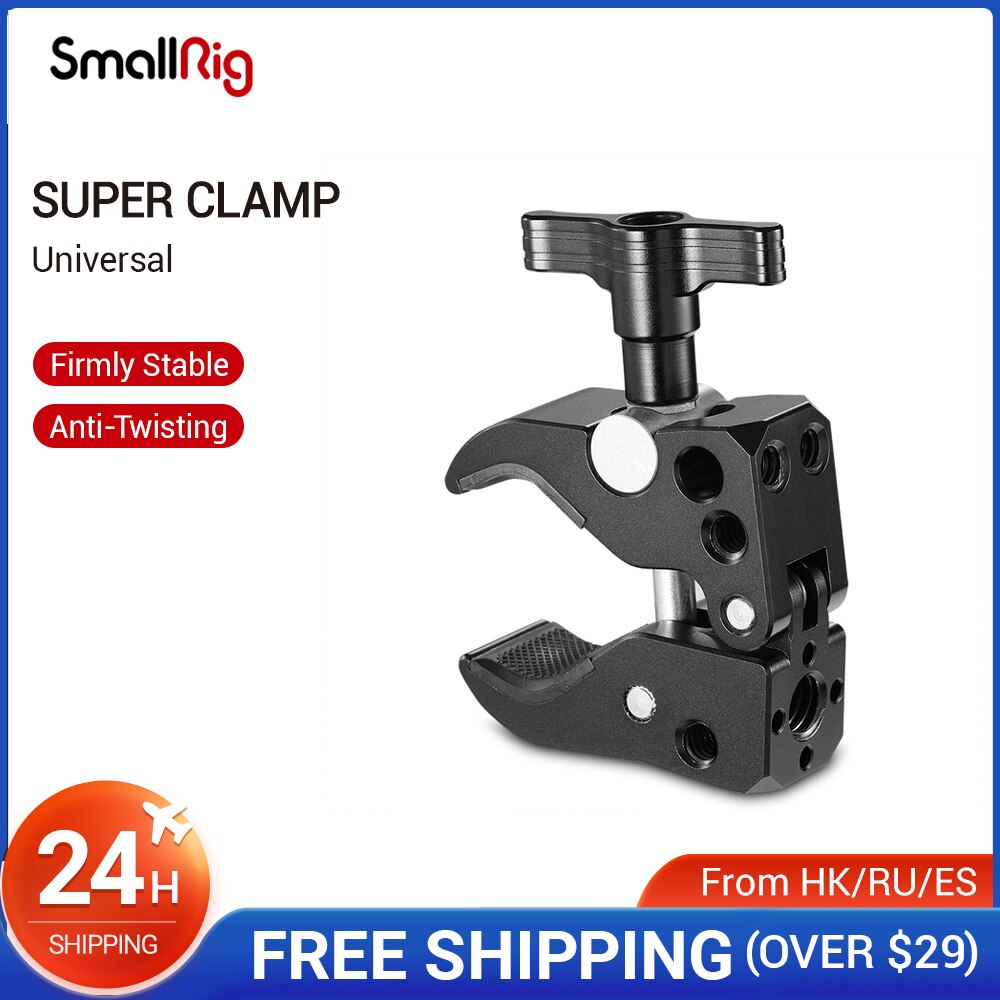 SmallRig 10-55mm Super Clamp With 1/4" and Arri Lo... – Vicedeal