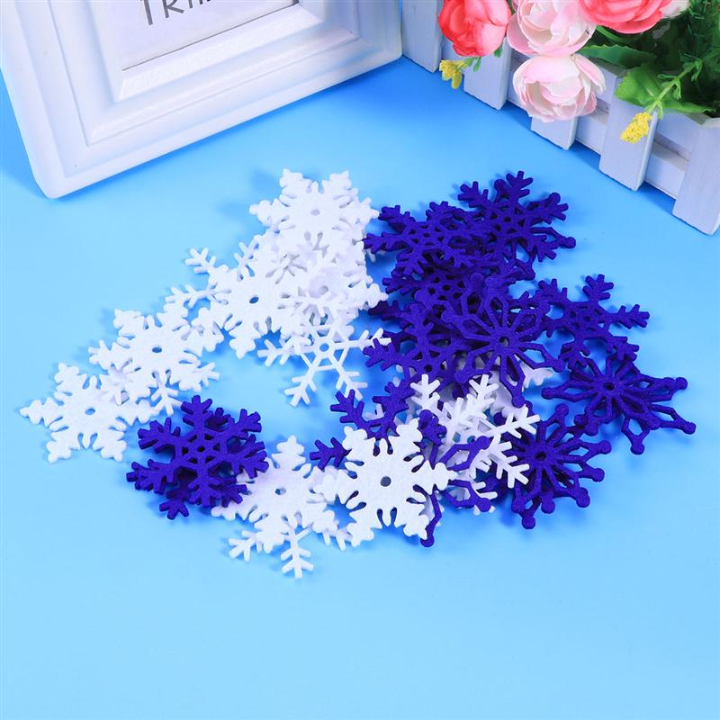 40 in 1 Christmas Snowflakes Soft Fashionable Xmas... – Vicedeal