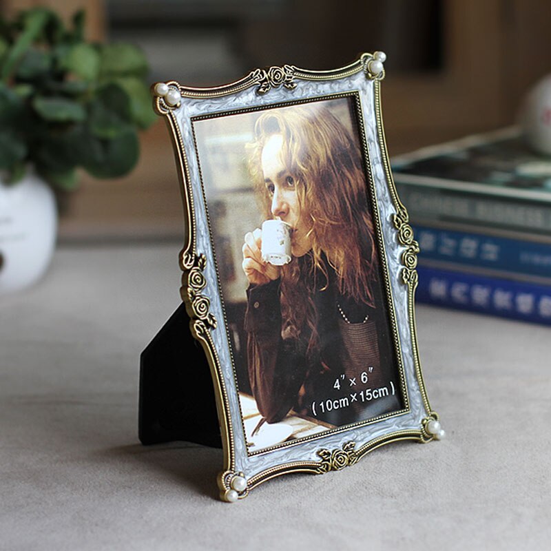 European Style Photo Frame Ornaments Nightstand De... – Grandado