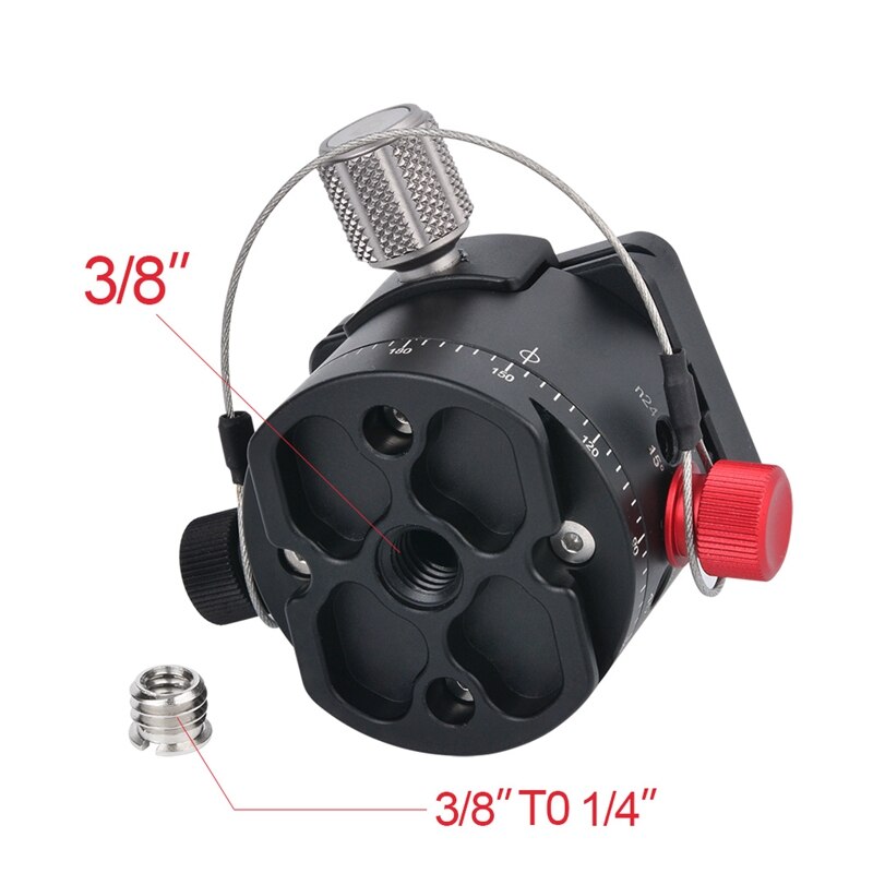 DH-50 Panoramic Ball Head Indexing Rotator Tripod ... – Vicedeal