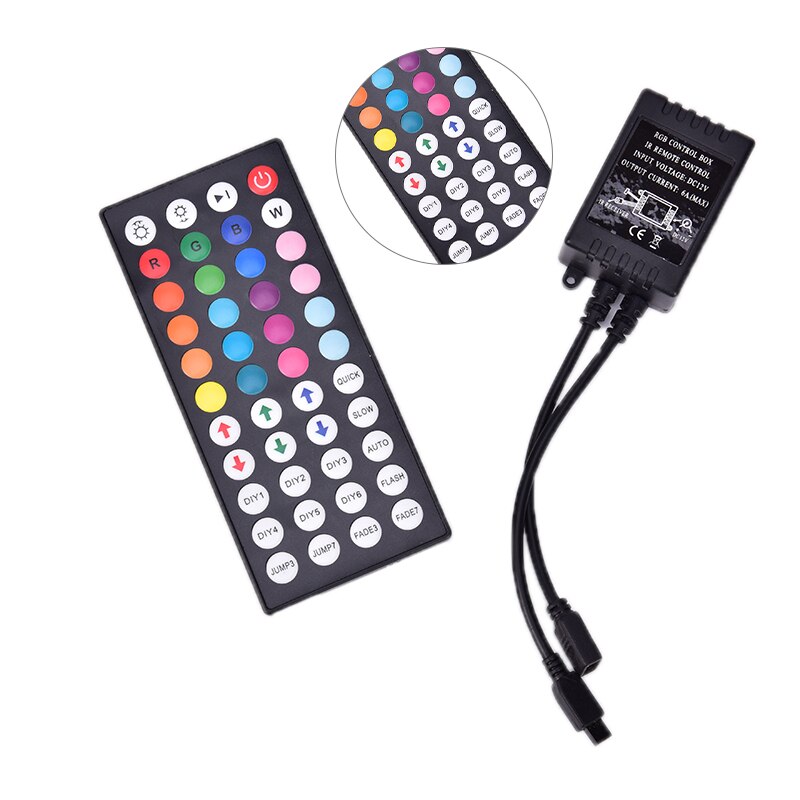 44 Key Ir Remote Controller Box Dc 12V Voor Rgb Le... – Grandado