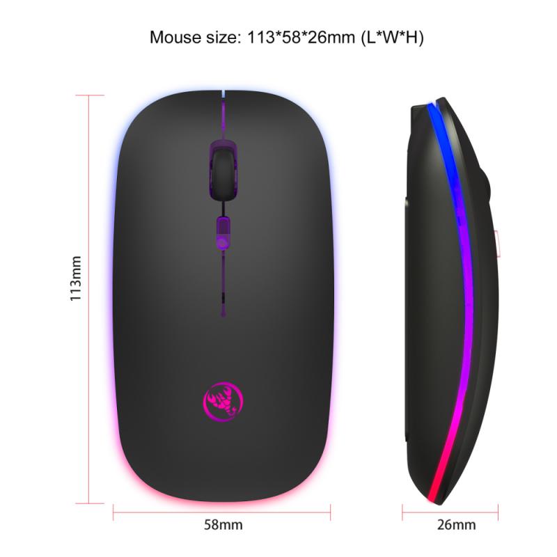 2.4G Dual Mode Wireless Bluetooth Mouse V5.1 Color... – Grandado