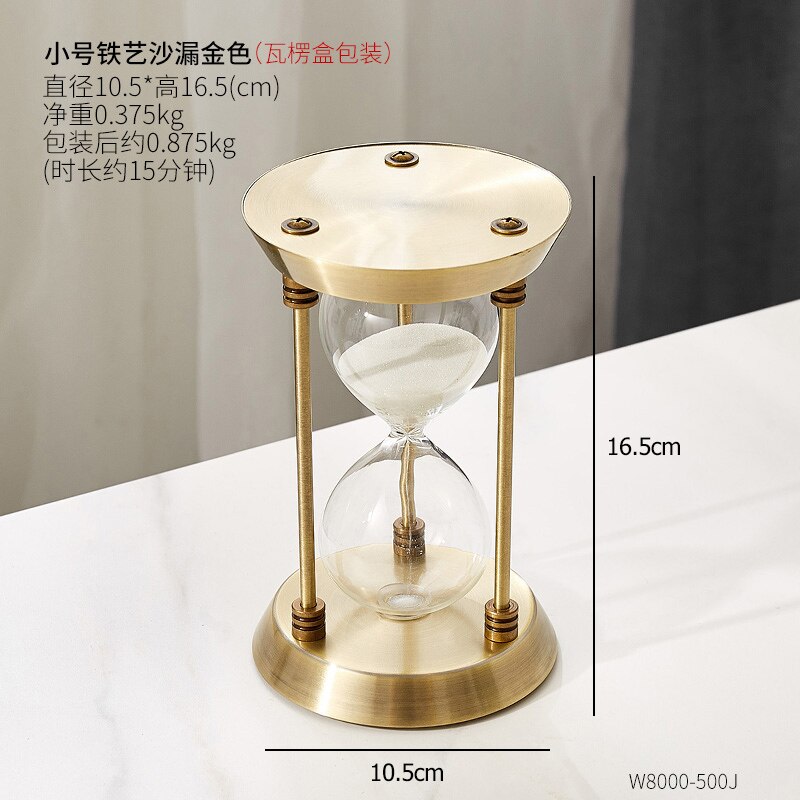 Luxury Metal Hourglass Sand Timer 30 60 Minutes Eu... – Grandado