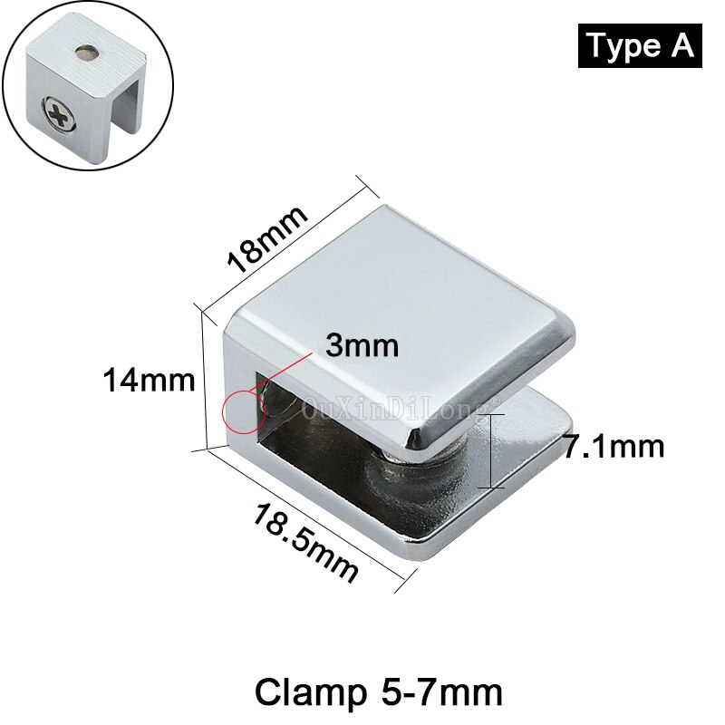 Brand 10PCS Zinc Alloy Glass Clamps Acrylic Sheet ... – Grandado