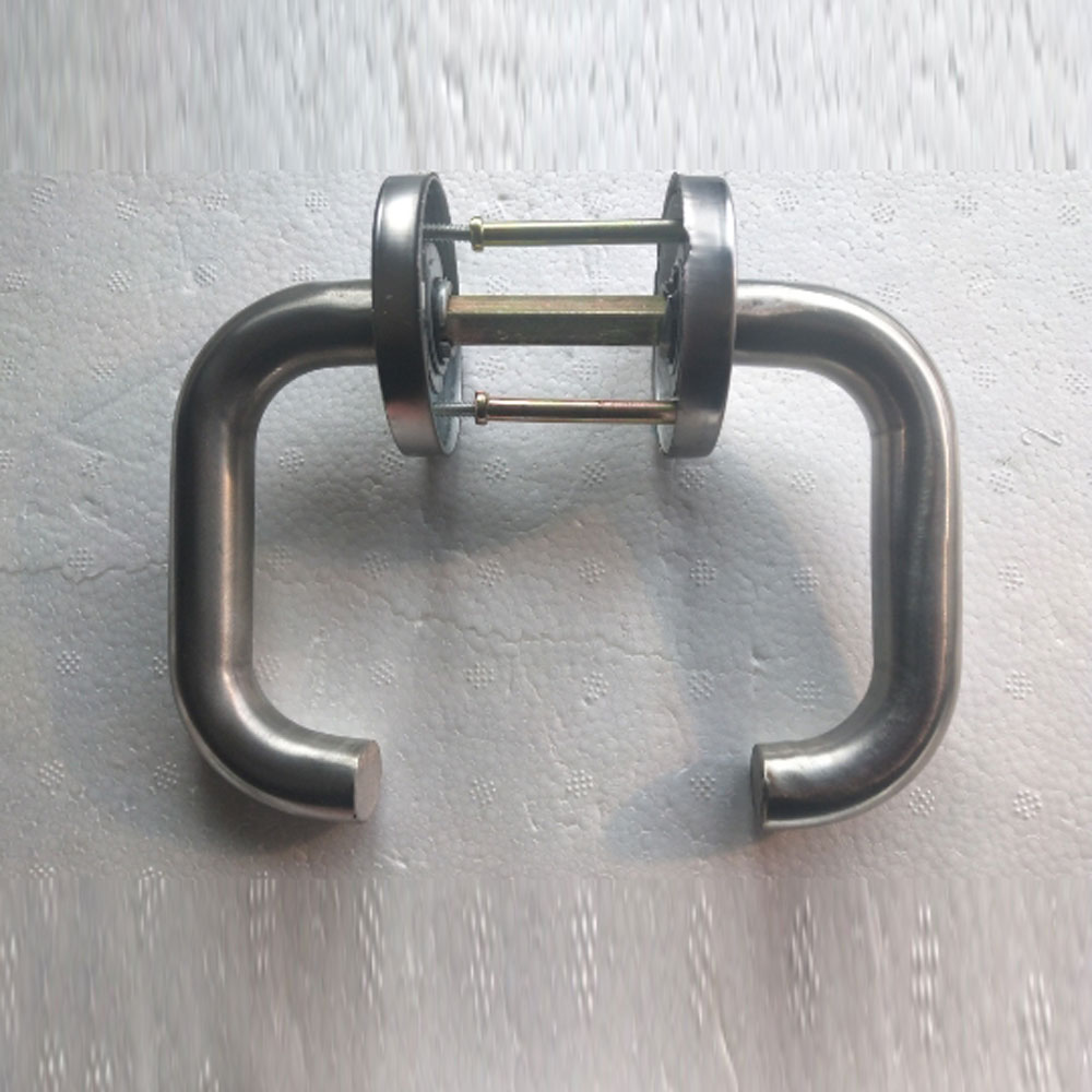 1 Commercial Tube Door Handles Lever On Rose Door ... – Grandado